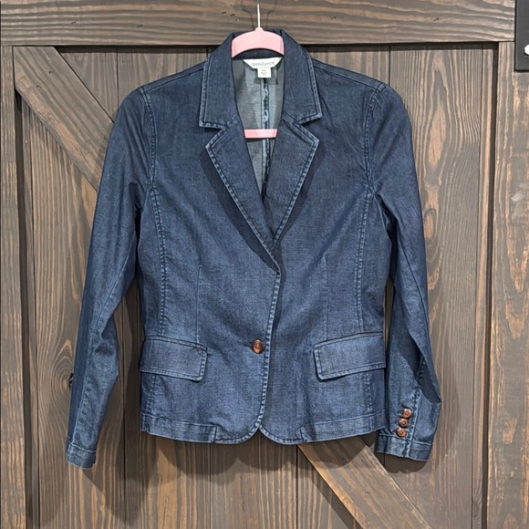 Sundance | Jackets & Coats | Sundance Womens Catalog Tania Denim Blazer ...